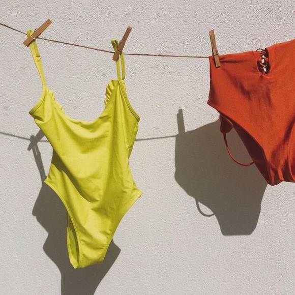Castamira | Swim | Kara Ruffle One Piece In Limoncello | Poshmark